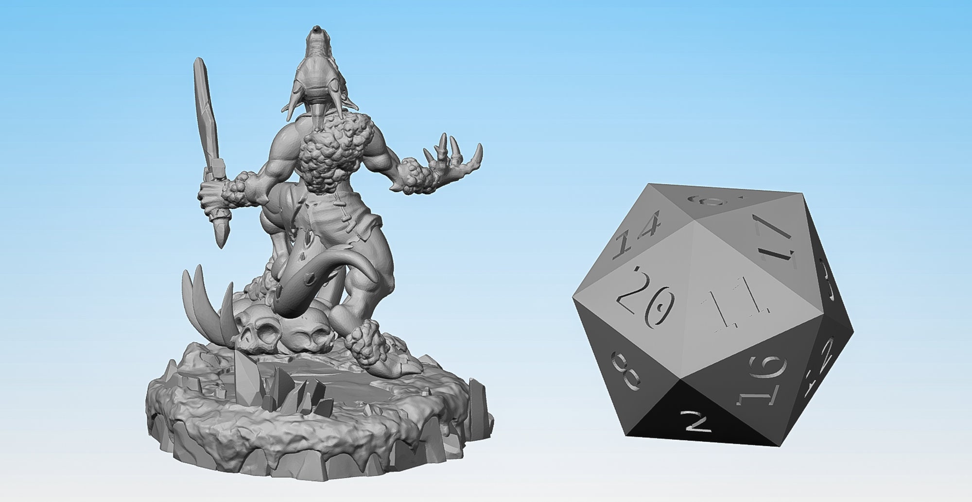 FROST KOBOLD angry Dungeons and Dragons Dnd - Etsy UK