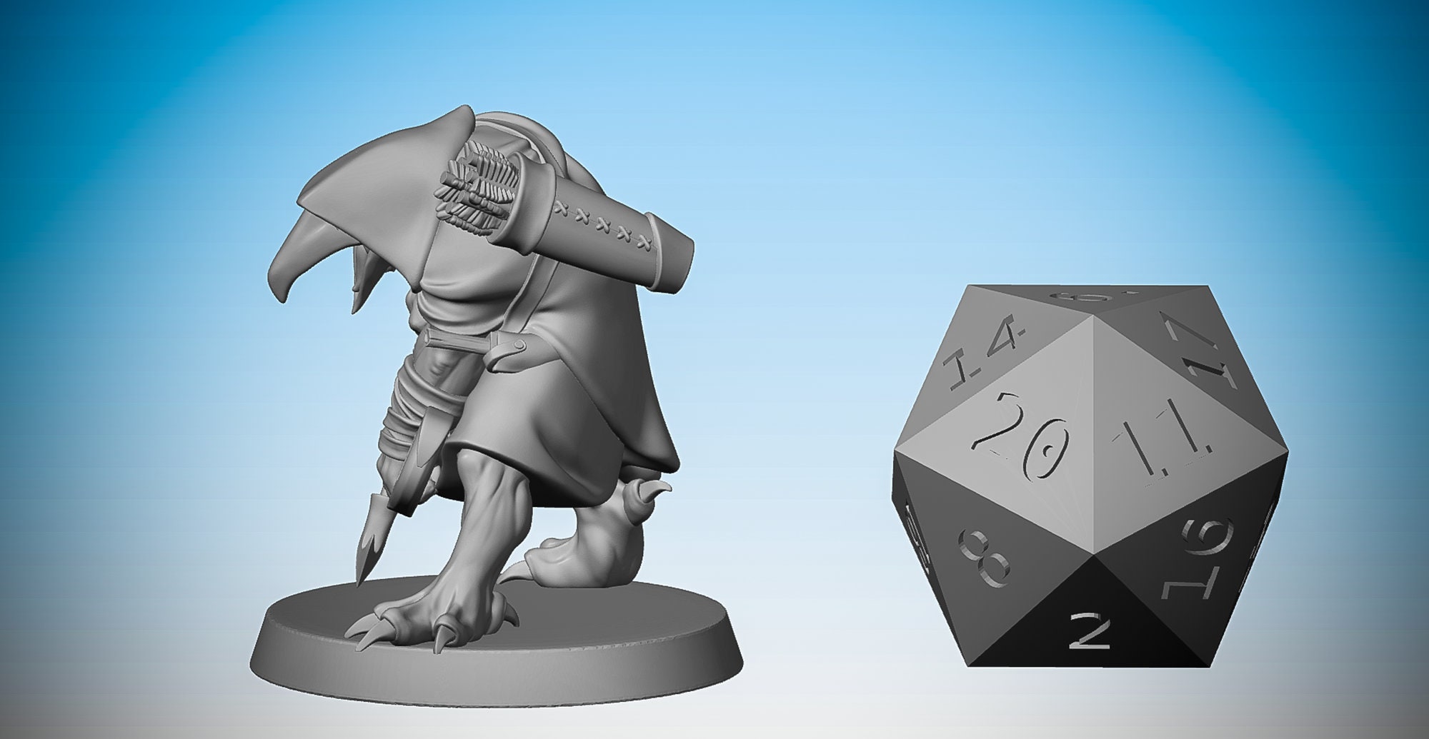 KENKU ARCHER Ranger Dungeons and Dragons Dnd Pathfinder - Etsy