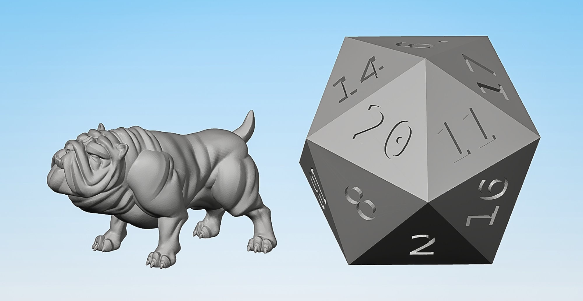 PUG COMPANION Dungeons and Dragons Dnd Pathfinder - Etsy