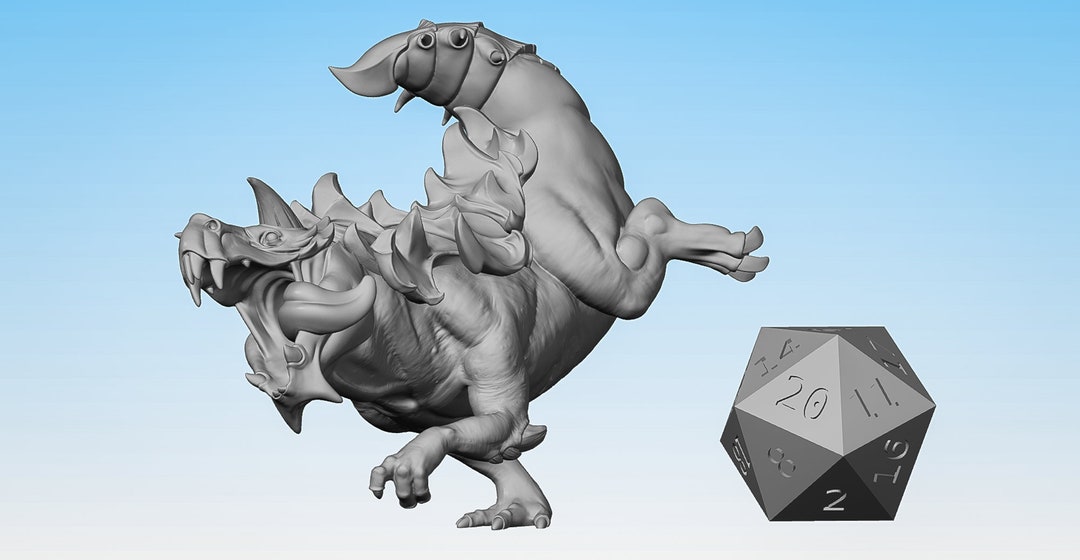 TARRASQUE BABY Dungeons and Dragons Dnd Pathfinder Tabletop RPG Hero ...