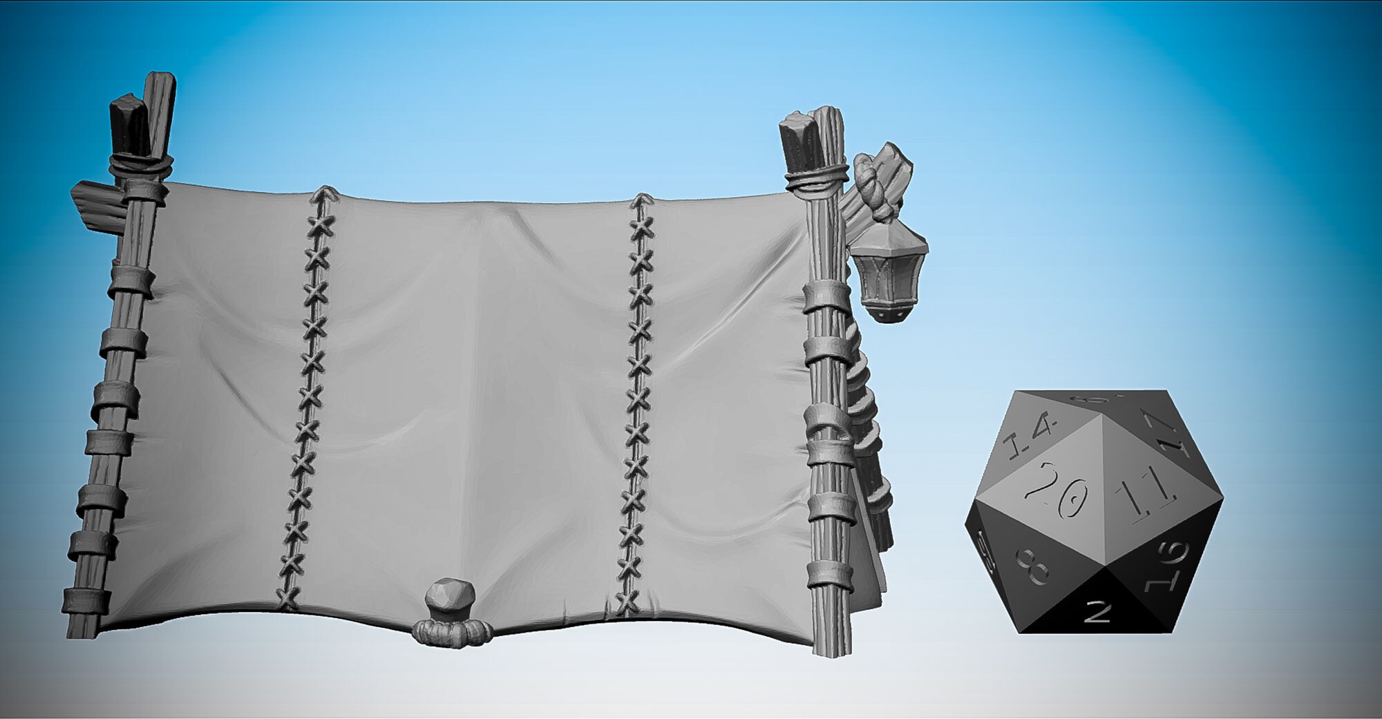 TENT lantern Props Dungeons and Dragons Dnd - Etsy UK