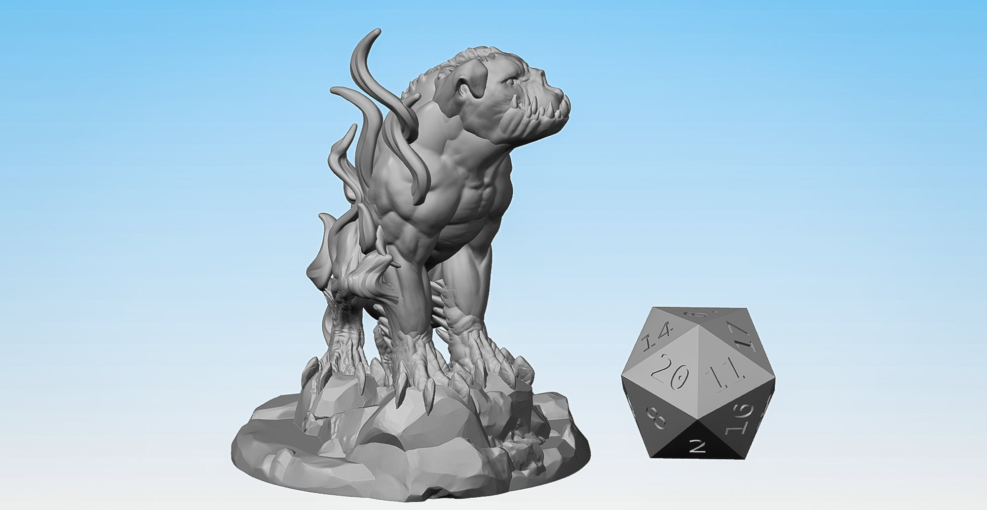 SHADOW MASTIFF 2 Sizes Dungeons and Dragons Dnd - Etsy