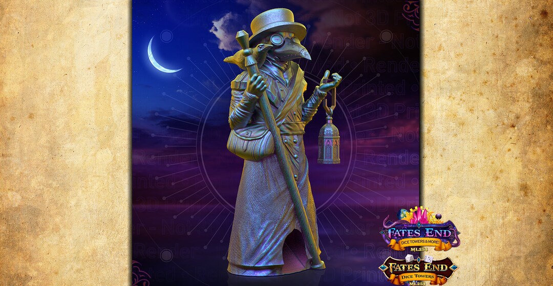PLAGUE DOCTOR Dice Tower Dungeons & Dragons Gaming Accessoires Tabletop ...