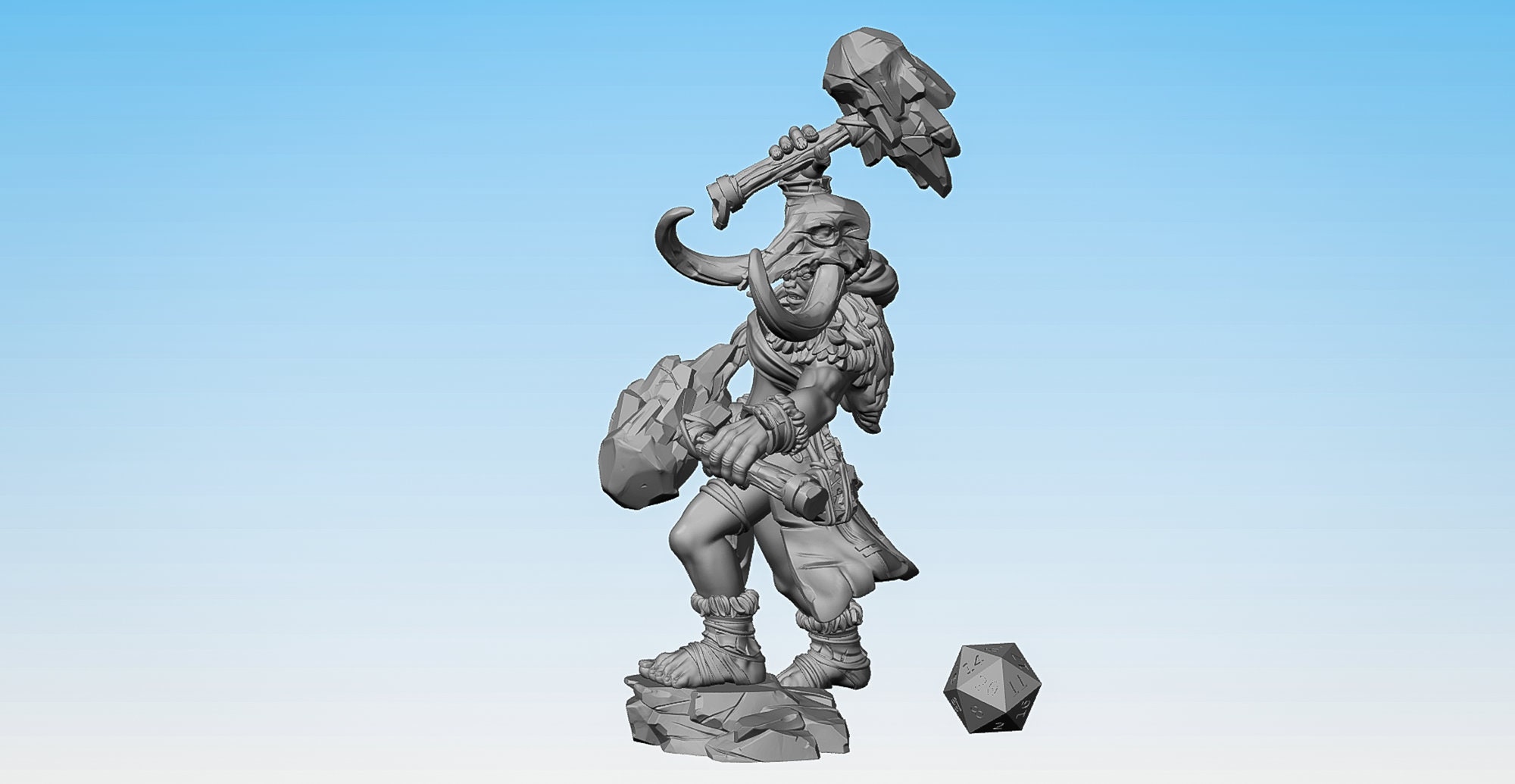 FROST GIANT F dual Hammers Ca. 12 Cm Dungeons - Etsy