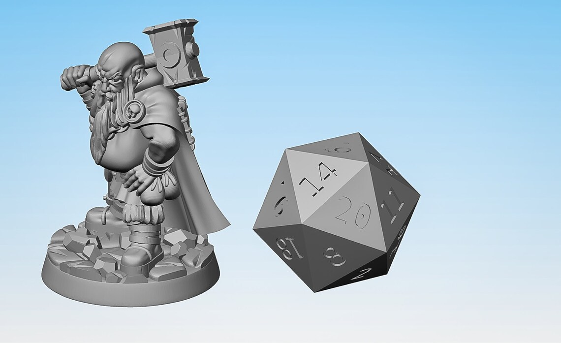 BANDIT dwarf Fighter Dungeons and Dragons Dnd - Etsy UK