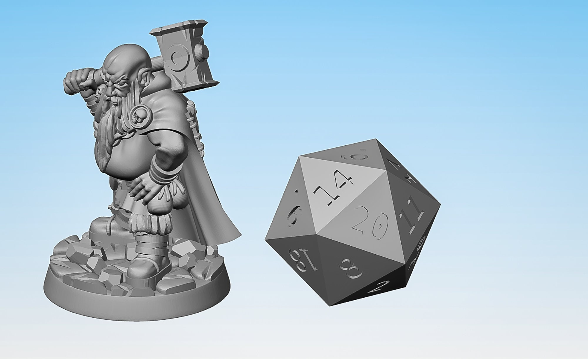 BANDIT dwarf Fighter Dungeons and Dragons Dnd - Etsy UK