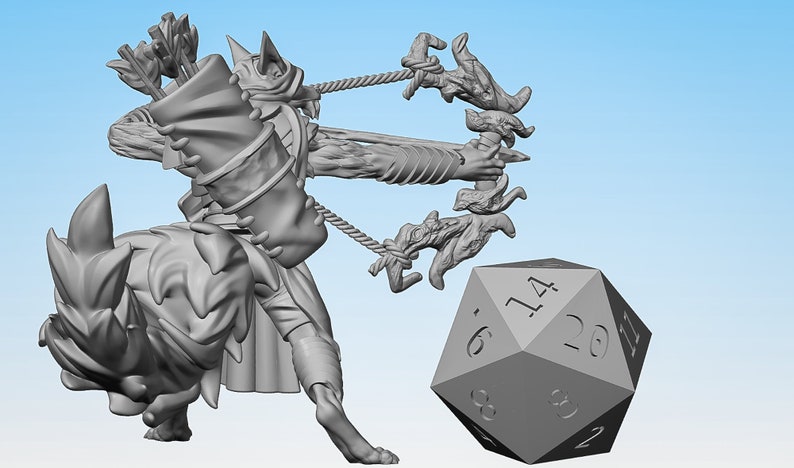 FOXKIN D ranger KITSUNE Dungeons and Dragons | Etsy