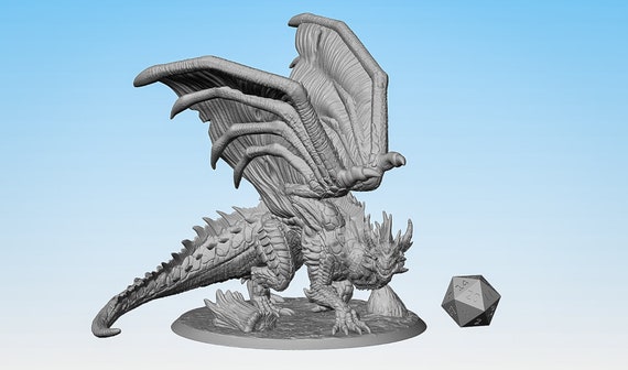 GREEN DRAGON elder Wyrm Dungeons and Dragons - Etsy