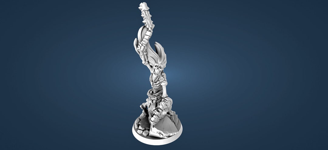 SKELETON FIGHTER flail 01 Dungeons and Dragons - Etsy