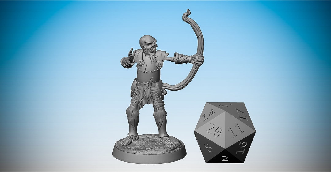 UNDEAD KNIGHT "archer" Skeleton | Dungeons and Dragons | Dnd ...