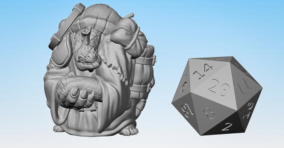 TORTLE Shopkeeper Dungeons and Dragons DnD | Etsy