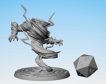 3D Printed Painted Elementals Tabletop RPG Dungeons and - Etsy