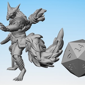 FOXKIN A monk KITSUNE Dungeons and Dragons Dnd Pathfinder Tabletop RPG ...