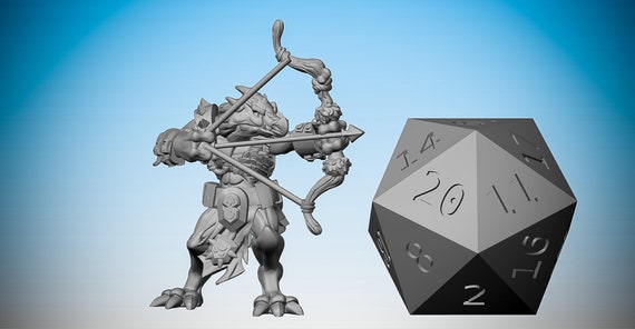 KOBOLD ARCHER trueshot Dungeons and Dragons - Etsy Australia