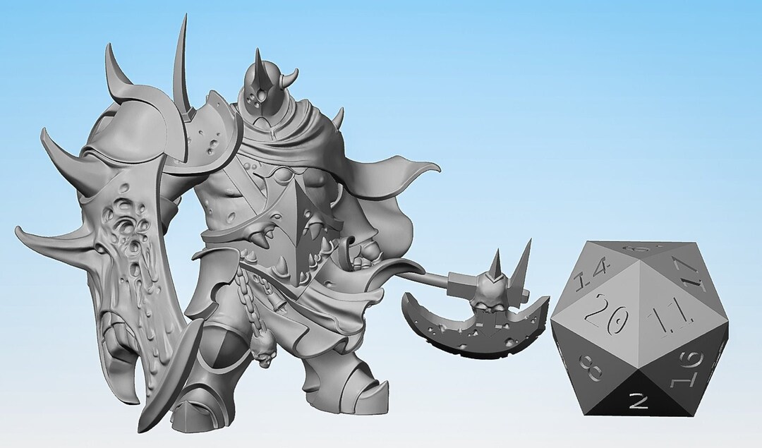 BLIGHT KNIGHT Dungeons and Dragons Dnd Pathfinder Tabletop RPG Hero ...