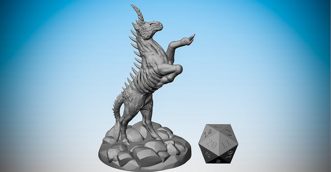 CORRUPT UNICORN Dungeons and Dragons Dnd Pathfinder Tabletop RPG Hero ...