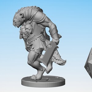 GNOLL Death Knight Dungeons and Dragons Dnd Pathfinder Tabletop RPG ...