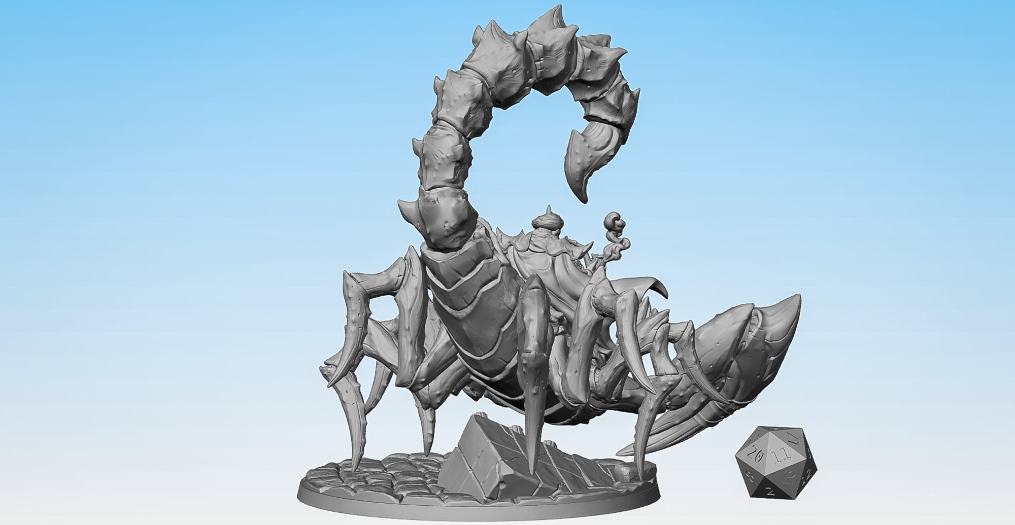 BOSS SCORPION 2 Versions Dungeons and Dragons Dnd - Etsy UK
