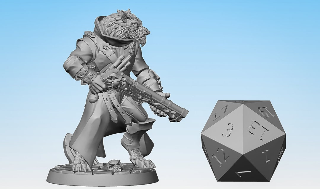 DEMON HUNTER werewolf Rifle requiem Wulfheart B Dungeons and Dragons ...