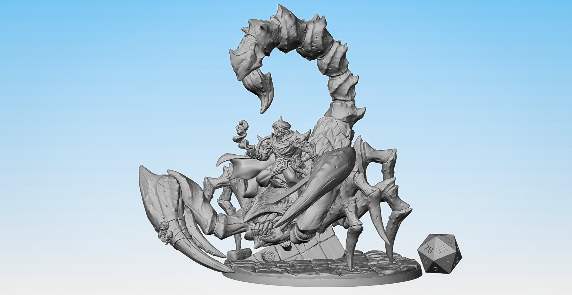 BOSS SCORPION 2 Versions Dungeons and Dragons Dnd - Etsy UK