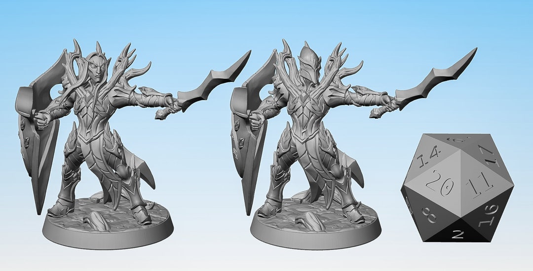 SYLVAN ELF m Sylvan Knight C 2 Versions Dungeons and Dragons DnD ...