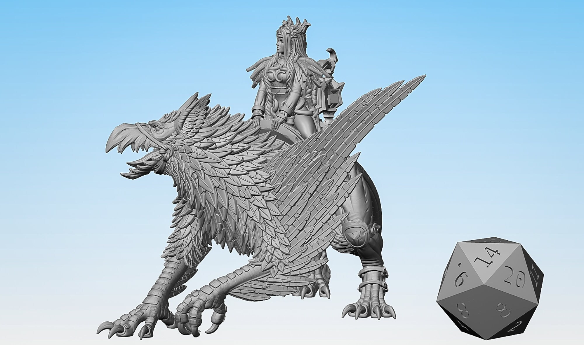 GRIFFON RIDER Dungeons and Dragons Dnd Pathfinder - Etsy