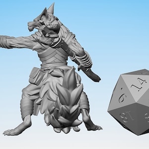 FOXKIN A monk KITSUNE Dungeons and Dragons Dnd Pathfinder Tabletop RPG ...