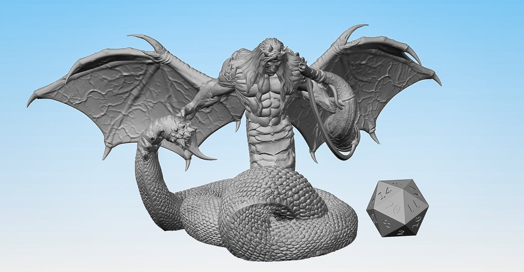 SERPENTINE ARCHDEMON | Dungeons and Dragons | Dnd | Pathfinder ...