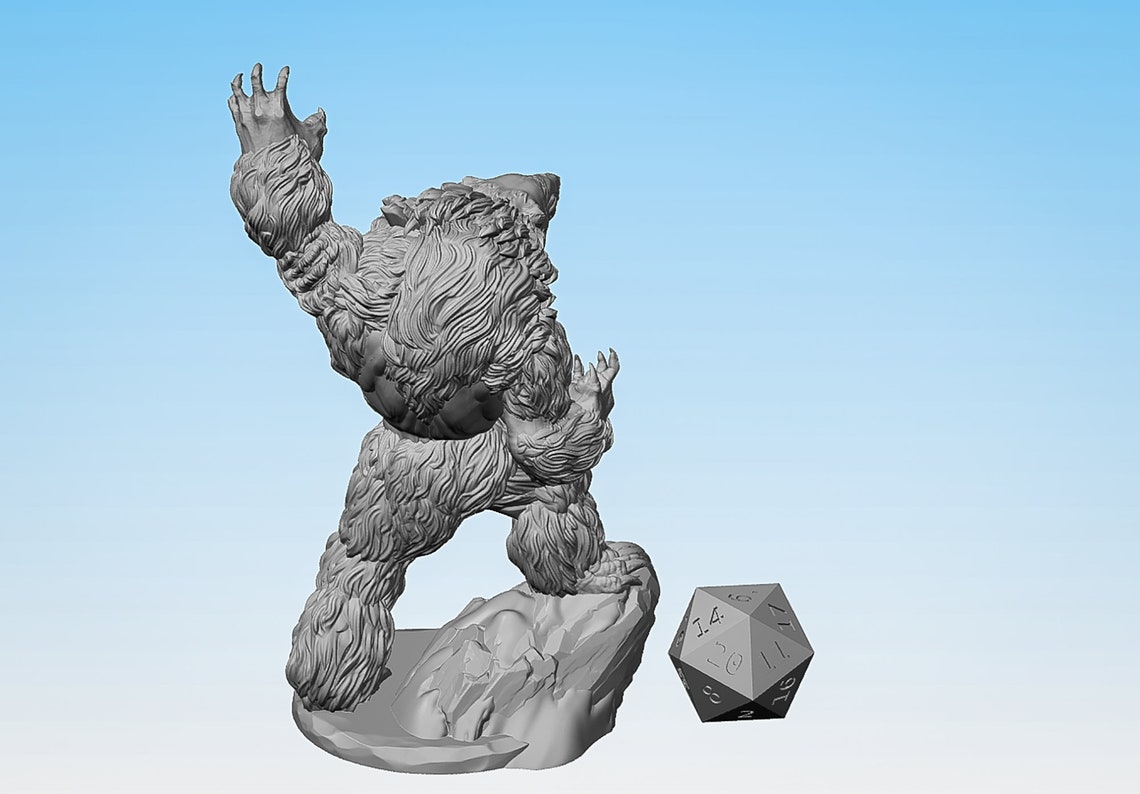 WEREBEAR Dungeons and Dragons Dnd Pathfinder Tabletop - Etsy