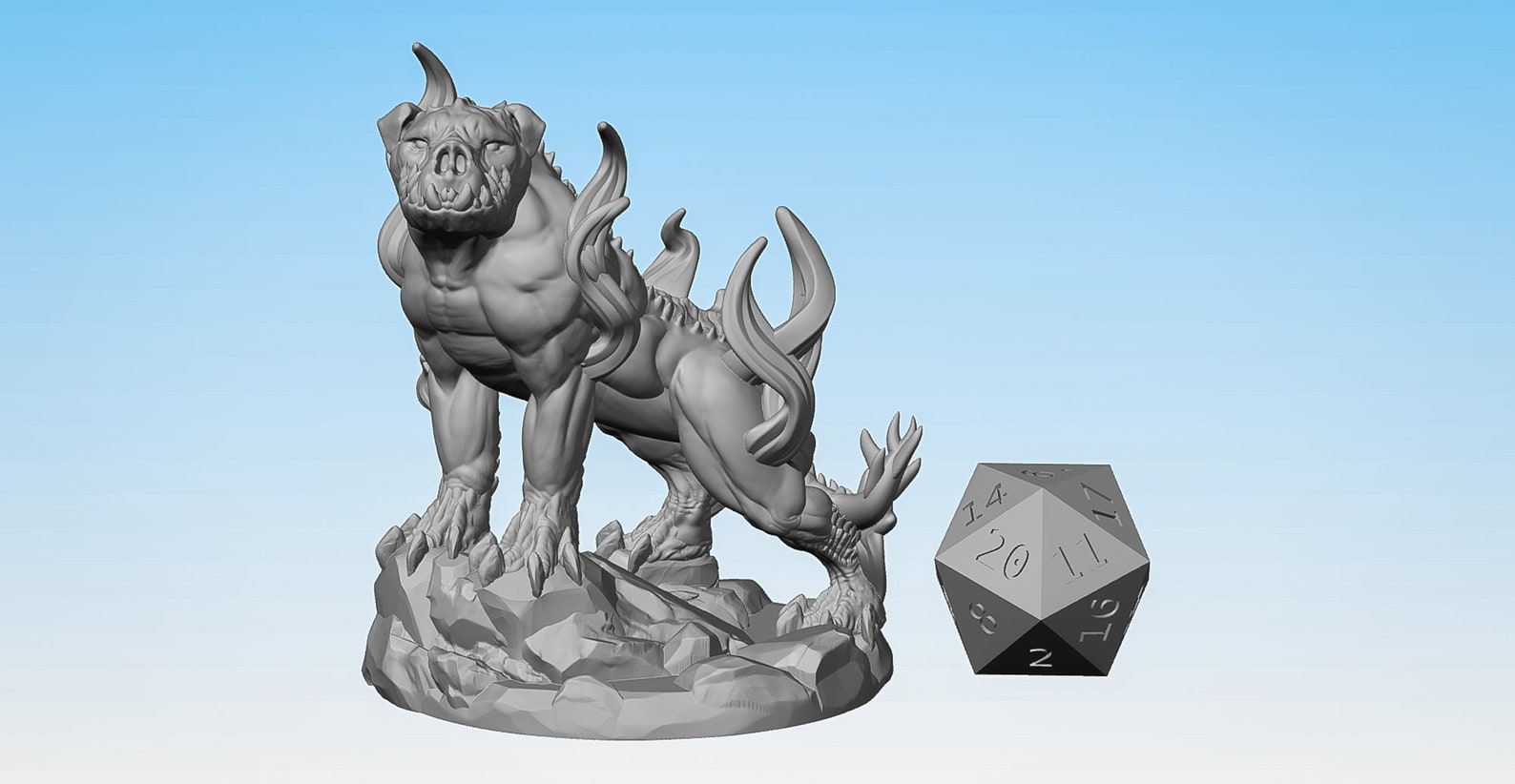 SHADOW MASTIFF 2 Sizes Dungeons and Dragons Dnd - Etsy
