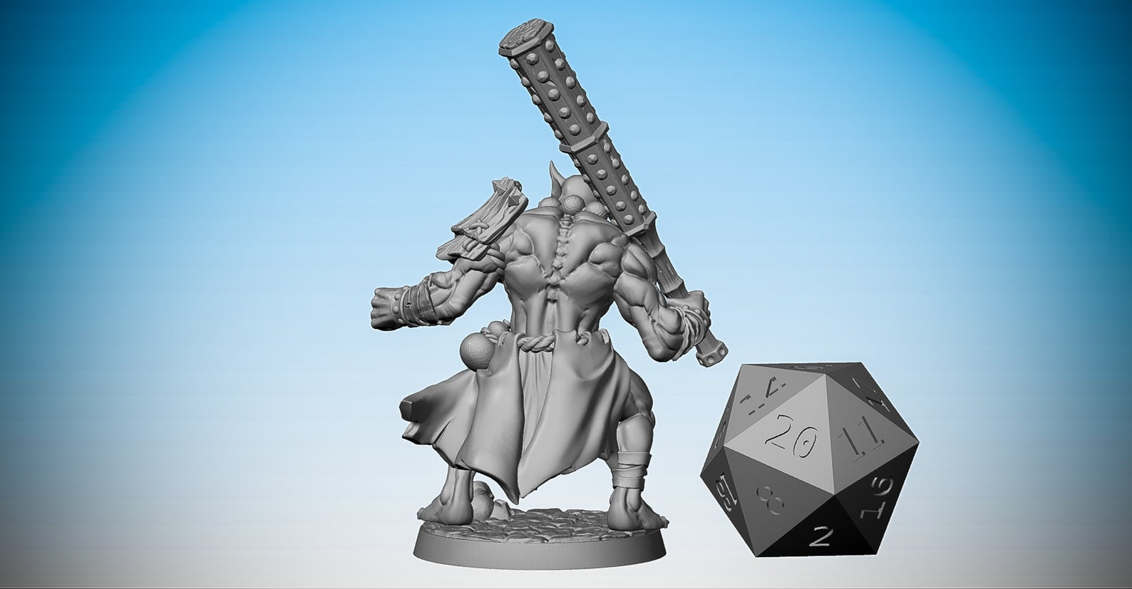 ONI GRUNT kanabo Dungeons and Dragons Dnd - Etsy UK