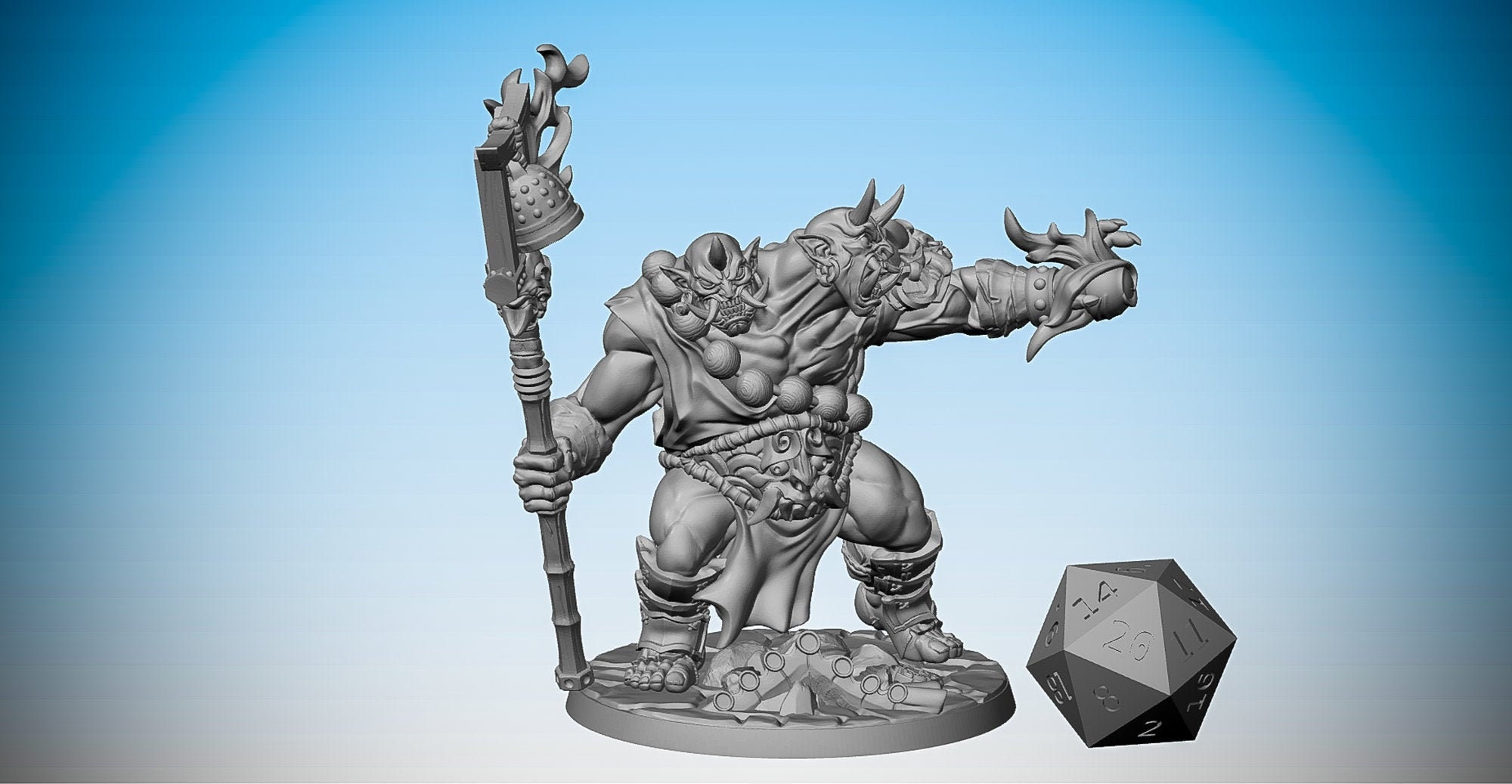 ONI DEMON Goraku the Ogre Mage Dungeons and | Etsy