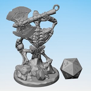 MINOTAUR skeleton Dungeons and Dragons Dnd Pathfinder Tabletop RPG Hero Size 28 Mm - Etsy