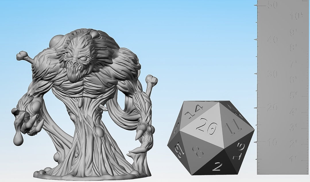 BLOOD ELEMENTAL 02 no Mask 3D Print Mini Resin Dungeons and Dragons ...