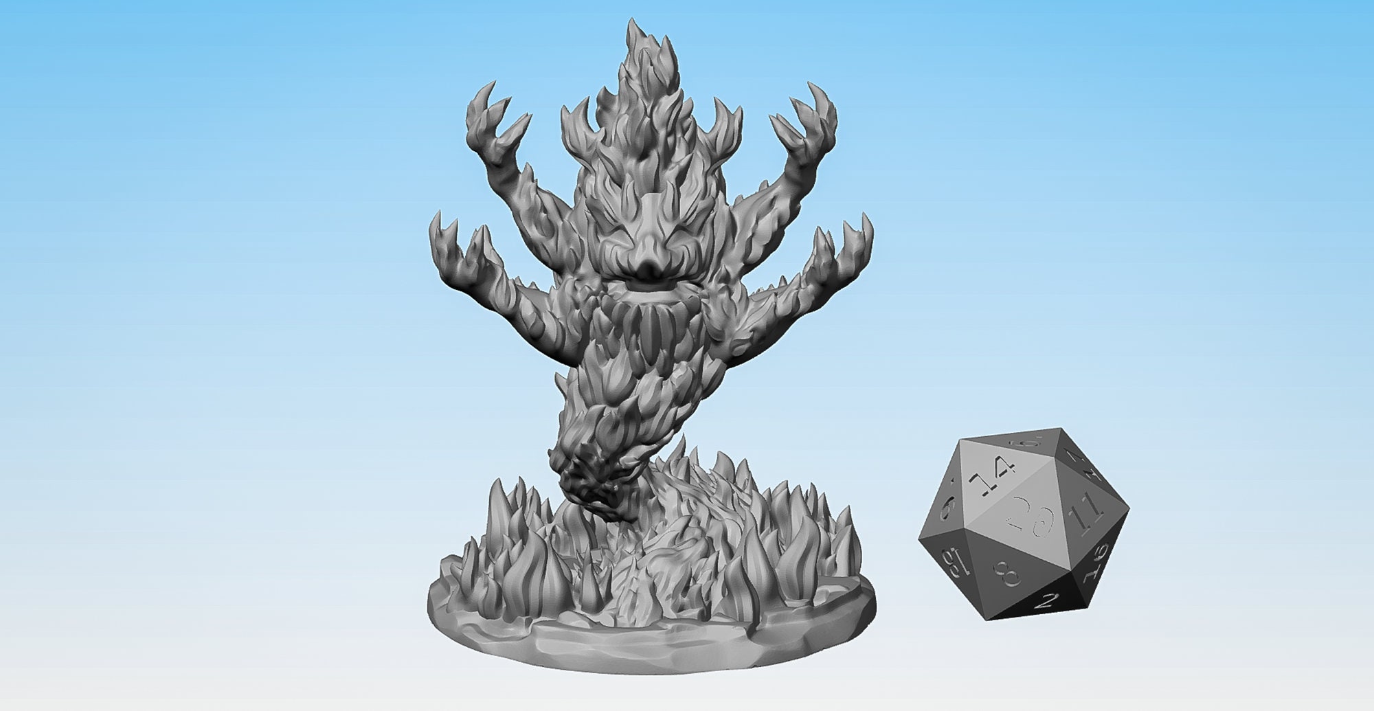 Weird FIRE ELEMENTAL Dungeons and Dragons Dnd Pathfinder - Etsy