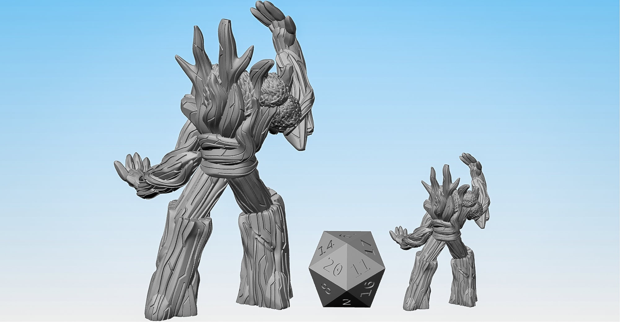 FOREST GOLEM 01 of 02 2 Sizes Dungeons and Dragons - Etsy