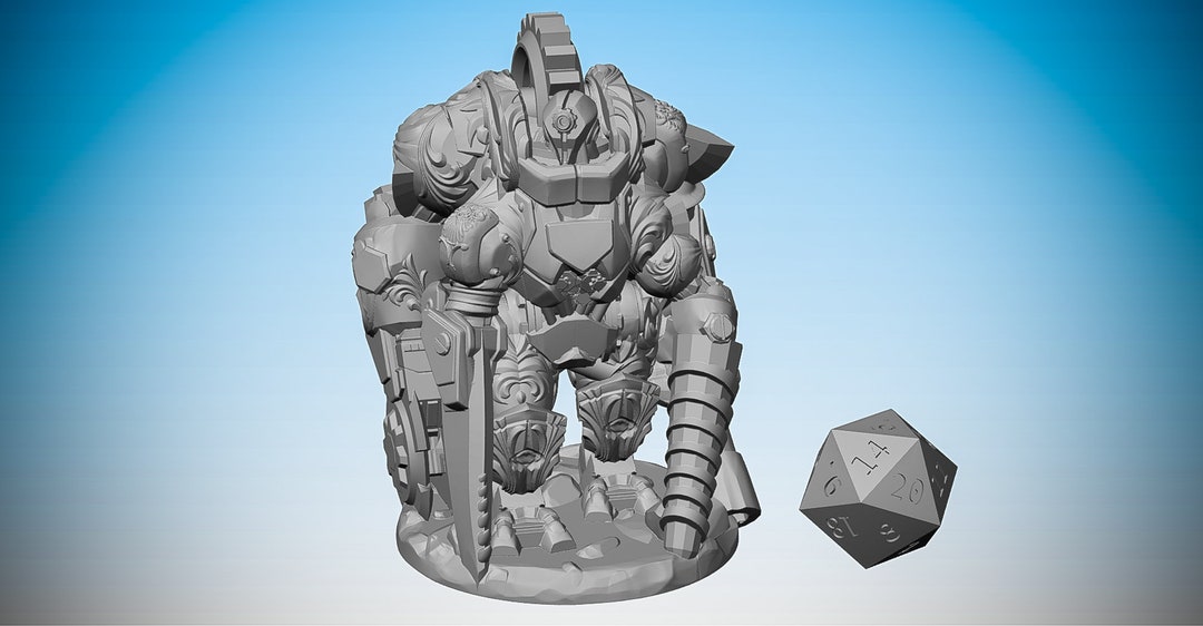 CLOCKWORK JUGGERNAUT Dungeons and Dragons Dnd Pathfinder - Etsy