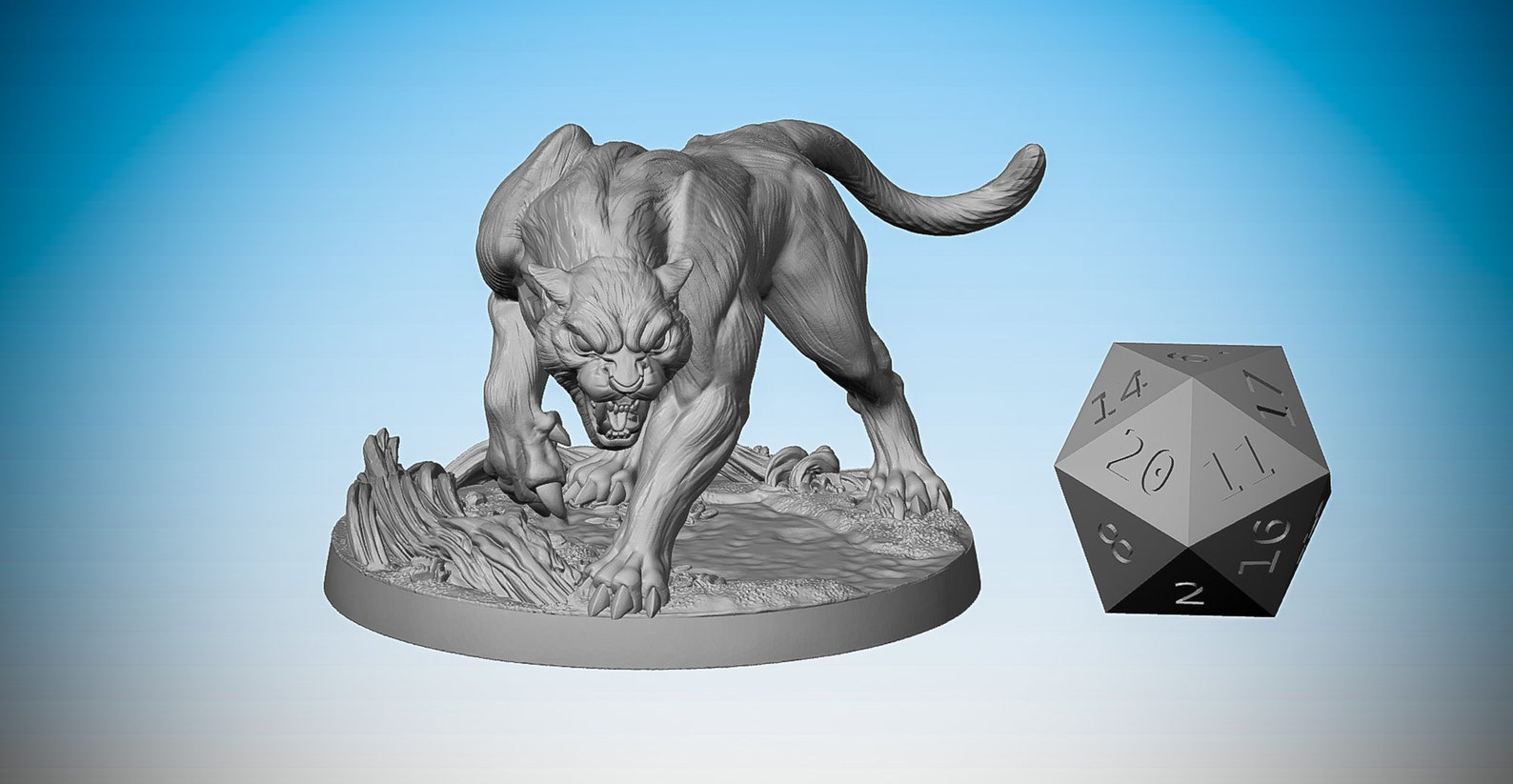 Buy GREAT PANTHER 2 Sizes Dungeons and Dragons Dnd Online in India - Etsy