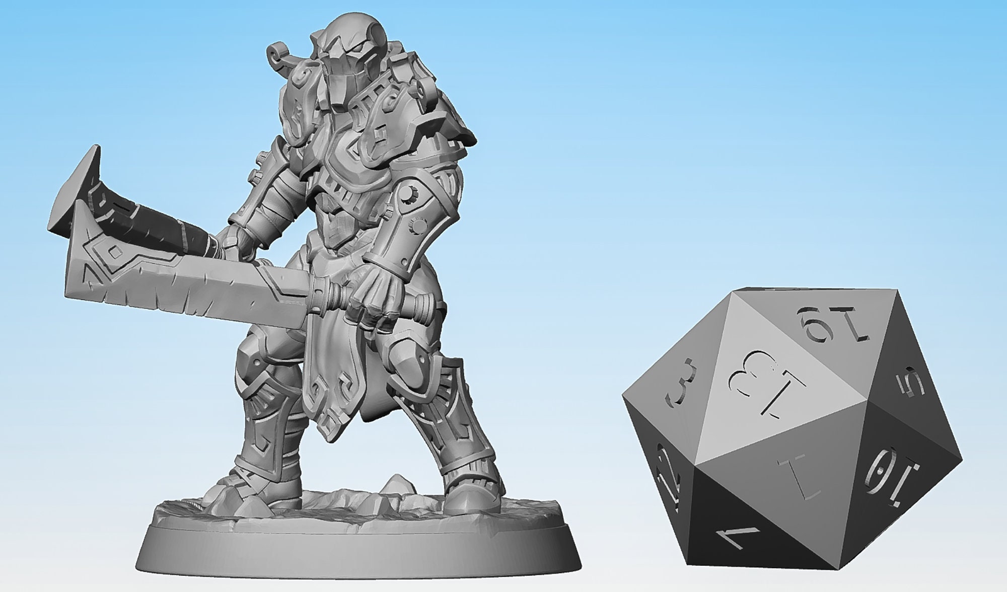 WARFORGED golem Simulacrum Troop B dual Blades - Etsy