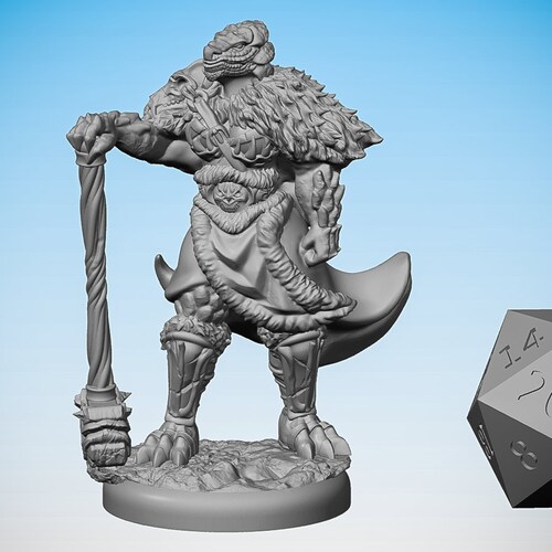 28mm Dragonborn Fighter Dnd Miniatures Dungeons & Dragons - Etsy