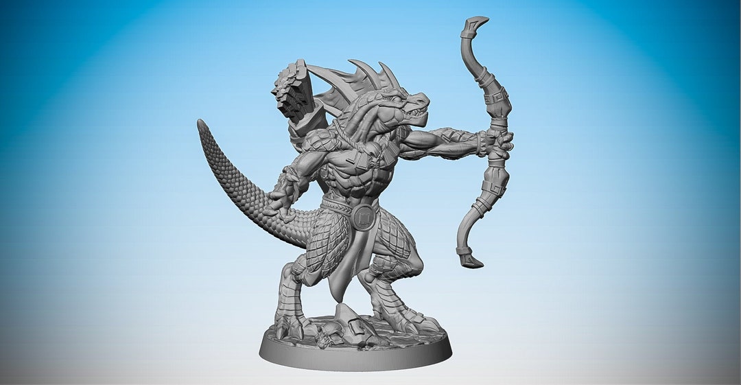 LIZARDFOLK ARCHER | Dungeons and Dragons | Dnd | Pathfinder | Tabletop ...