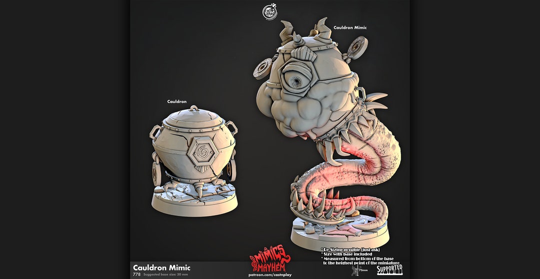 MIMIC "cauldron" | 12K Dnd | Wargaming | Dungeons and Dragons ...
