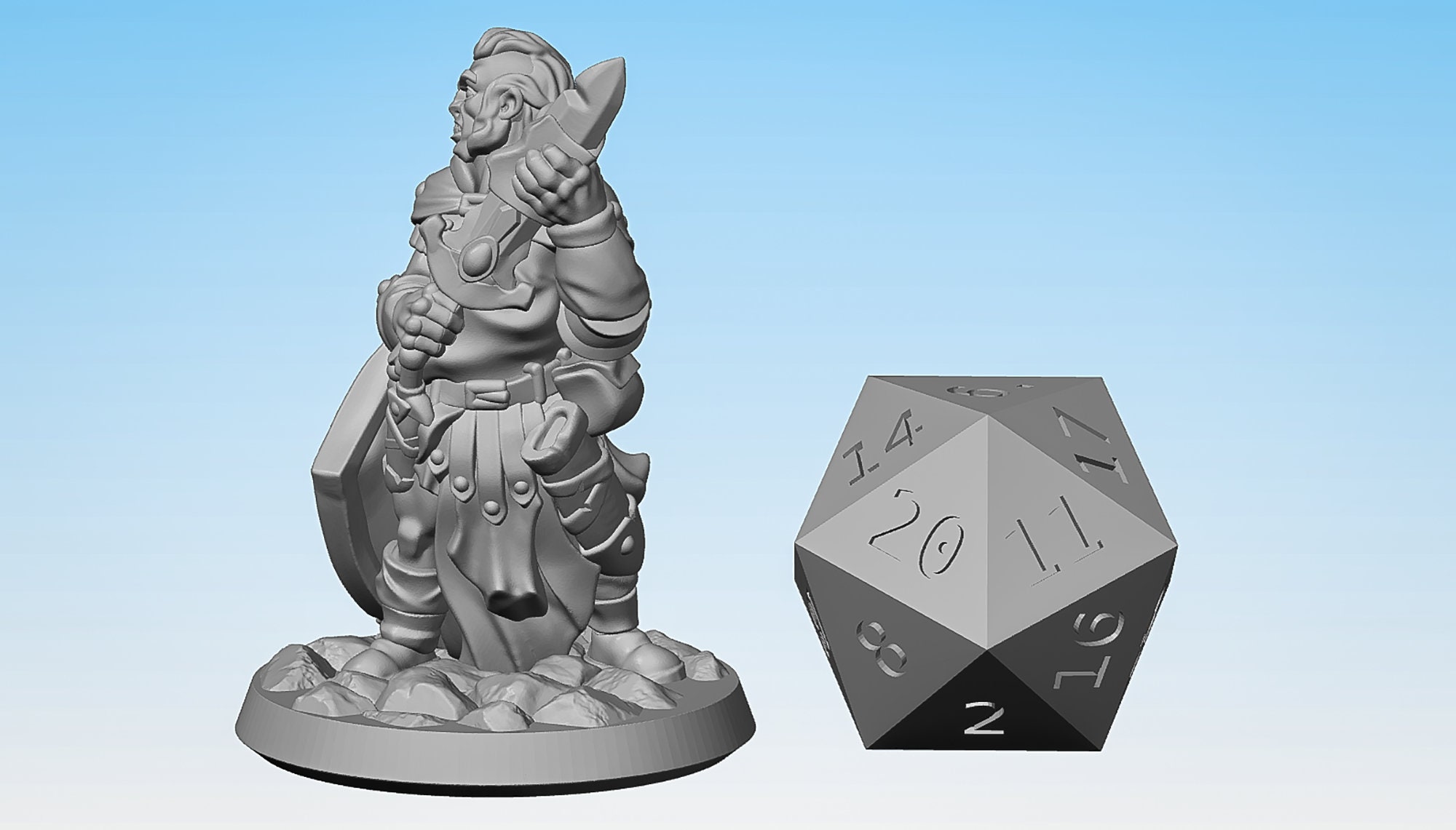 HUMAN veteran Fighter Dungeons and Dragons Dnd - Etsy