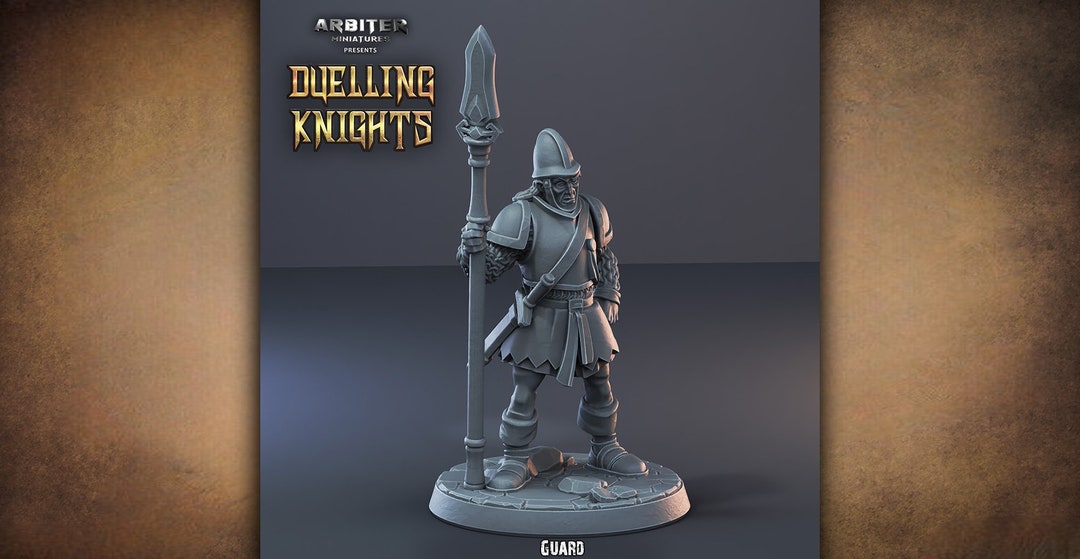 Guard 01 Dungeons and Dragons Dnd 12K Print Pathfinder Tabletop TTRPG ...