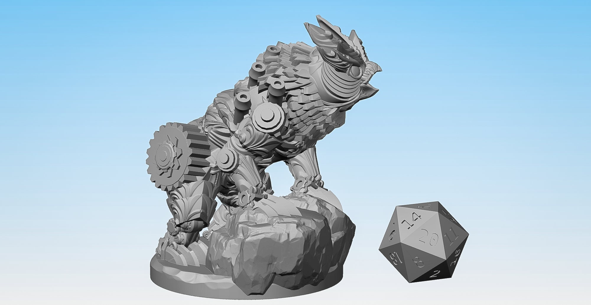 OWLBEAR CLOCKWORK Dungeons and Dragons Dnd Pathfinder - Etsy