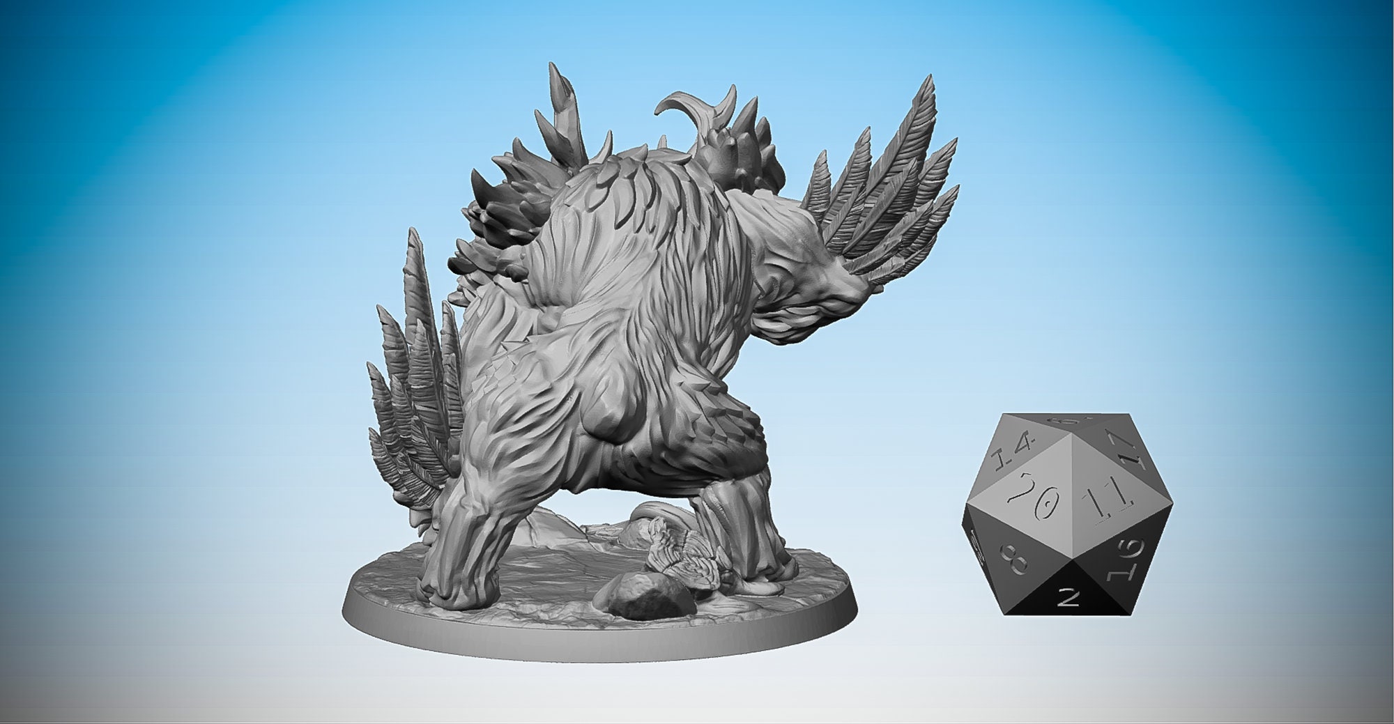 DRUID BEAST Form Owlbear Dungeons and Dragons Pathfinder | Etsy