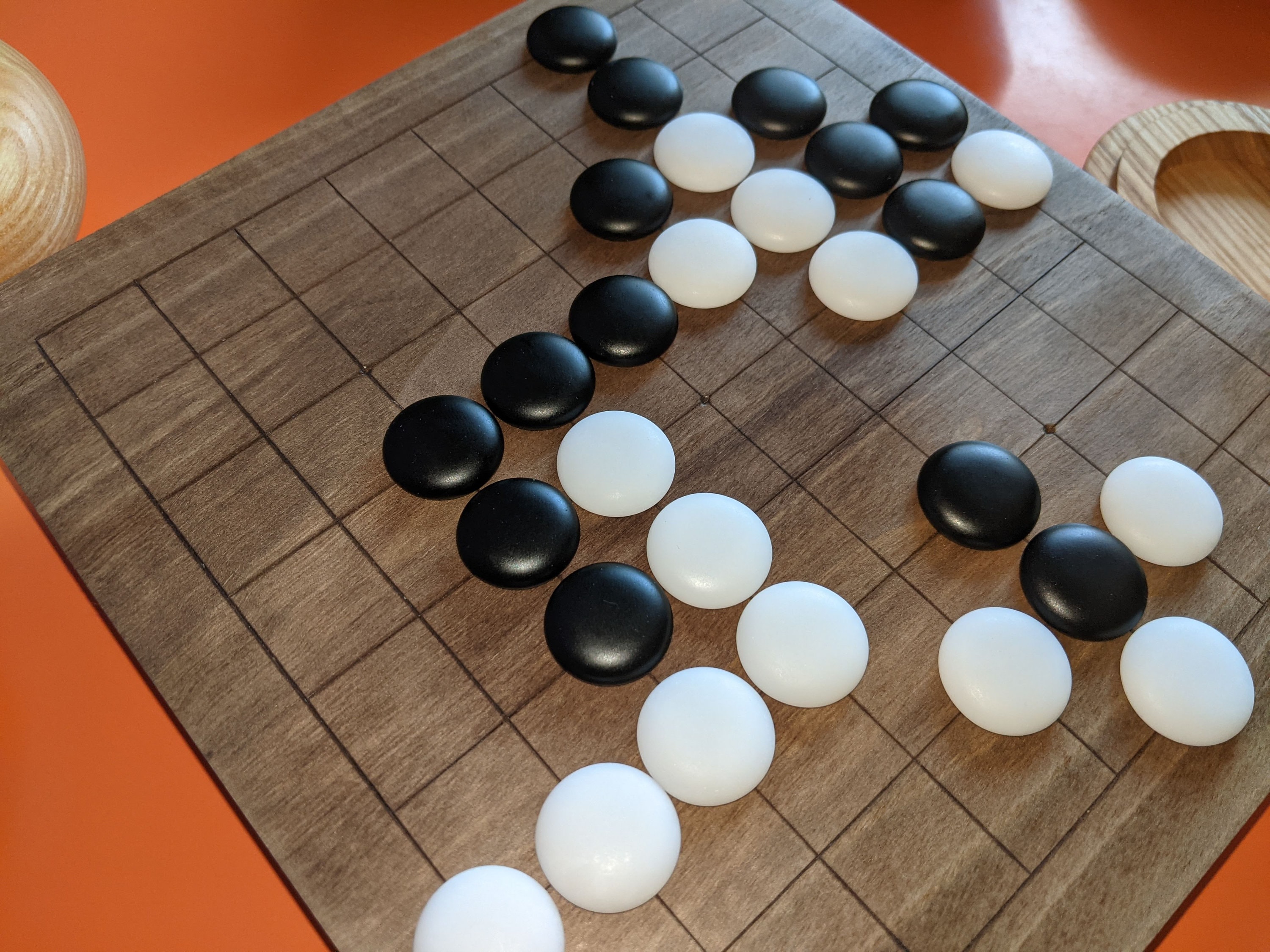 Small Goban Hand Carved 9x9 Game Go Board - Etsy UK
