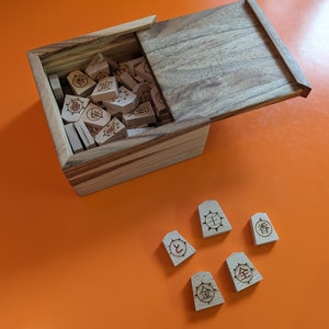 Handmade Solid Walnut Shogi Game Set - Etsy
