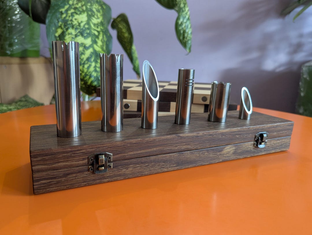 Handmade Stainless Steel Chess Set. Square Vs. Round. - Etsy