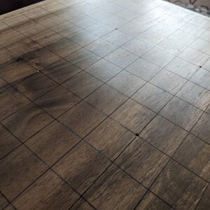 Chu Shogi Game Set. Handmade Solid Walnut Middle Shogi. - Etsy